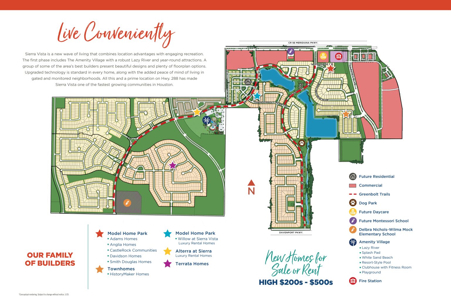 Master Planned Community Rosharon, TX - Sierra Vista